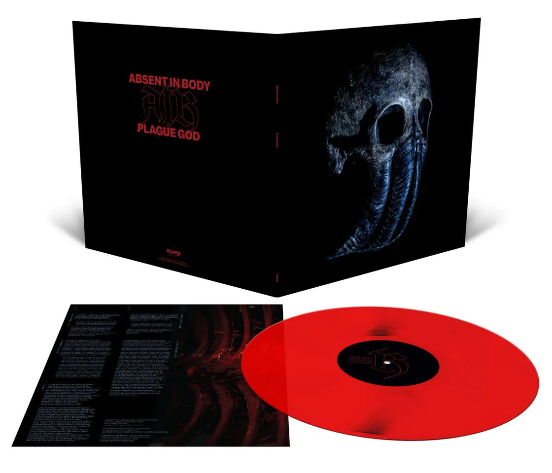 Absent In Body "Plague God" (lp, red vinyl) – Aftermath Music