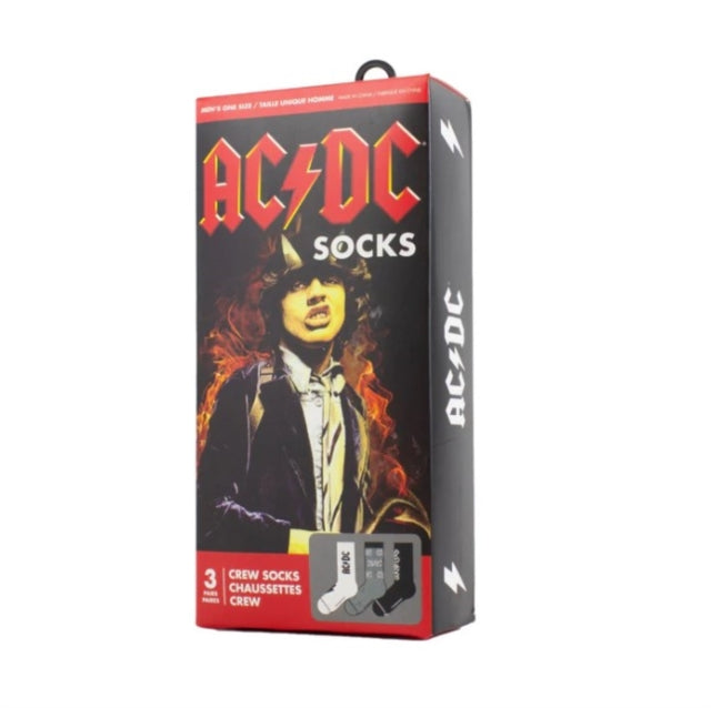 Ac/Dc "3 pack in gift box" (socks, size 40-46) – Aftermath Music