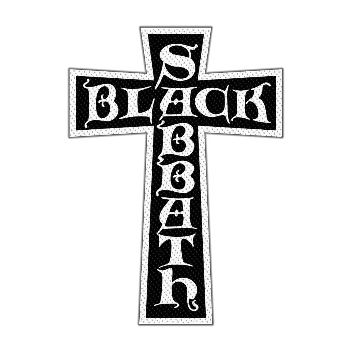 Black Sabbath "Cross Logo Cut Out" (patch) – Aftermath Music