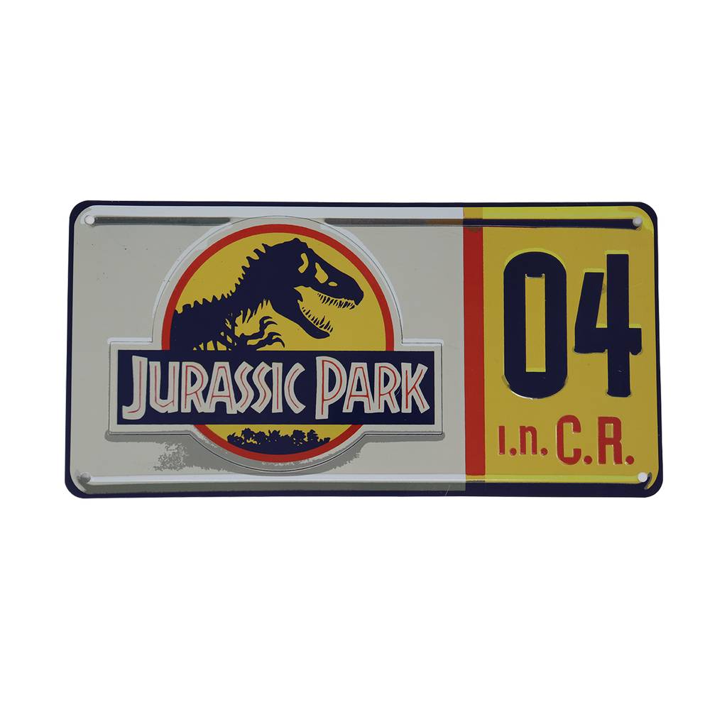 Jurassic Park "Plate" (license plate replica) – Aftermath Music