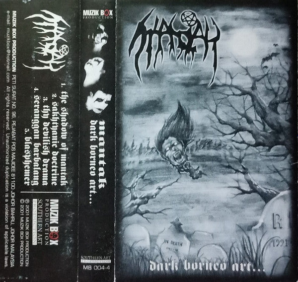 Mantak "Dark Borneo Art..." (cassette, used) – Aftermath Music
