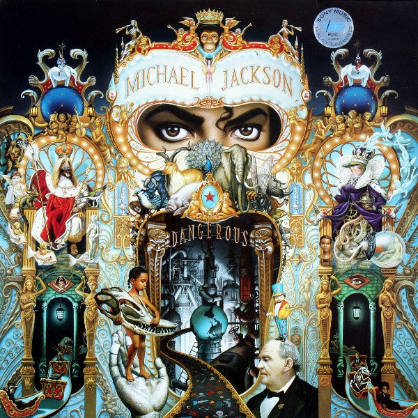 Michael Jackson "Dangerous" (2lp, original press, used) – Aftermath Music
