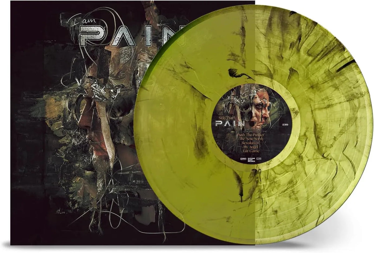 Pain "I Am" (lp, yellow/green marbled vinyl) – Aftermath Music