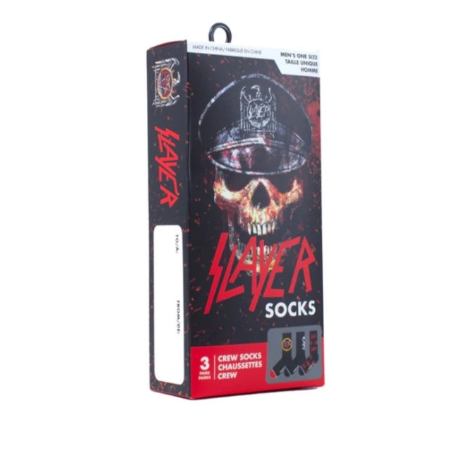 Slayer "Socks" (3-pack socks) – Aftermath Music