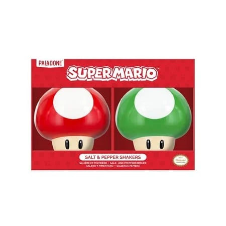 Super Mario "Mushroom" (salt and pepper shaker) – Aftermath Music