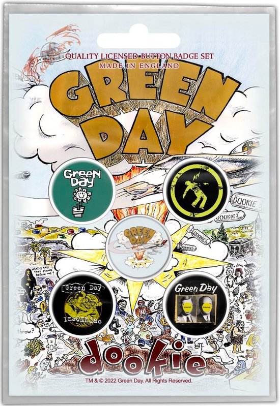 Green Day Dookie Album Cover