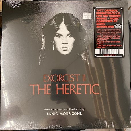 Ennio Morricone "The Exorcist II - The Heretic" (lp, orange/black swir ...