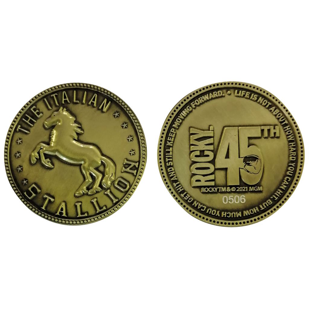 Rocky "45th Anniversary" (embossed coin) – Aftermath Music