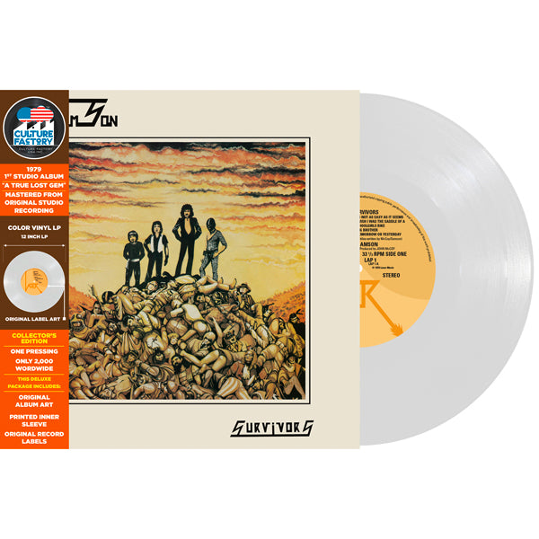 Samson "Survivors" (lp, clear vinyl) – Aftermath Music